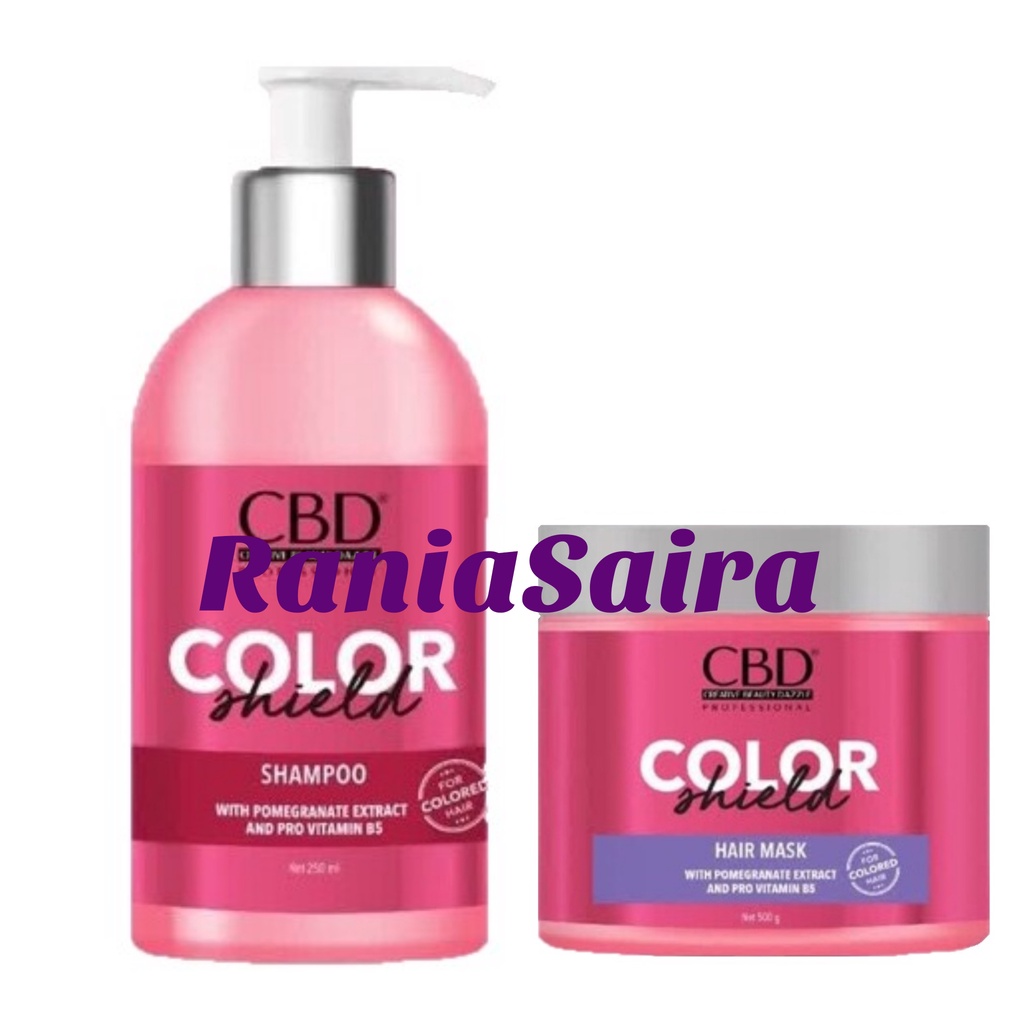 Jual CBD Keratin Color Shield PAKET Shampoo 250ml & Hair Mask 500gr ...