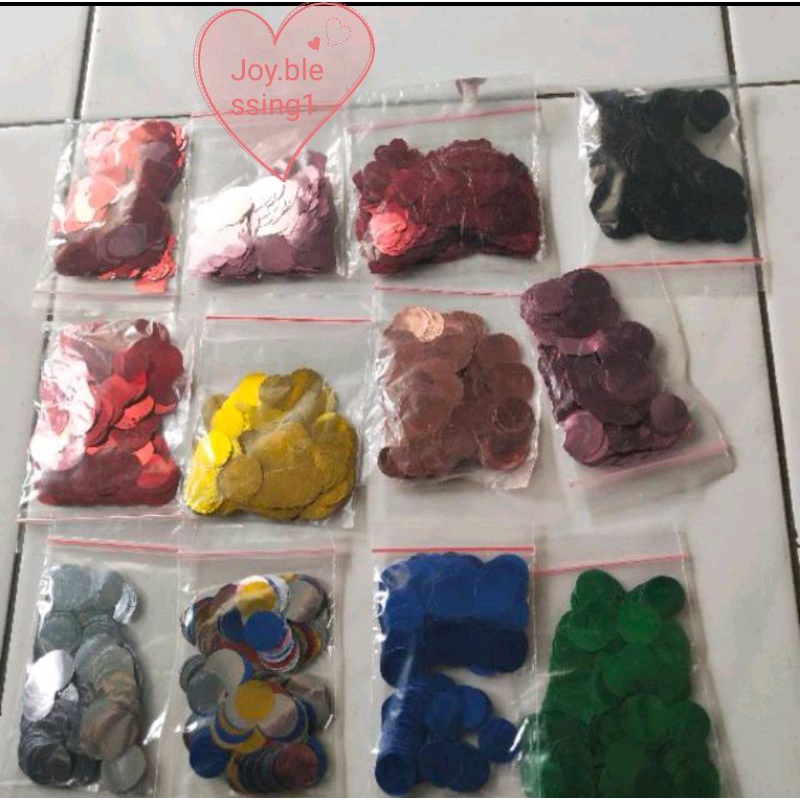 Jual ISI CONFETTI 15 GRM/ PUSH POP CONFETTI/ BOTOL CONFETTI | Shopee ...