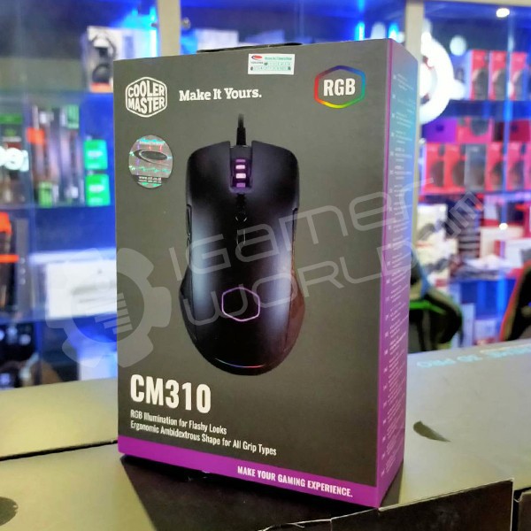 Jual Cooler Master CM310 Gaming Mouse | Shopee Indonesia