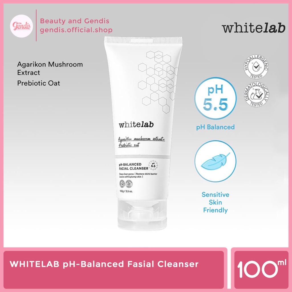 Jual Whitelab pH-Balanced Facial Cleanser / Sabun Cuci Muka pH Seimbang ...