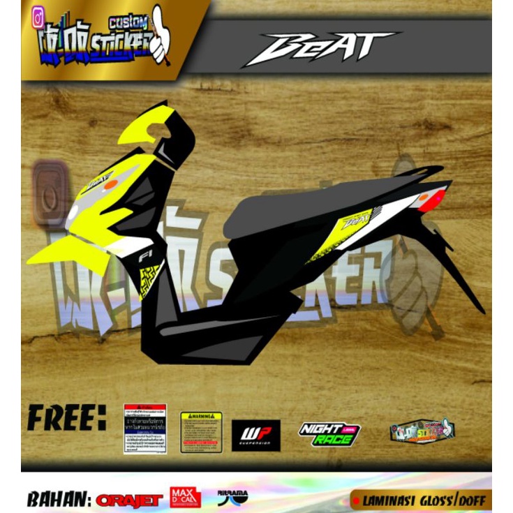 Jual striping beat fi esp.sticker motor honda beat fi vietnam... simple ...