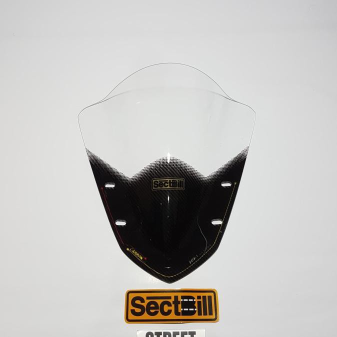 Jual Visor Yamaha Aerox Sectbill - Smoke | Shopee Indonesia