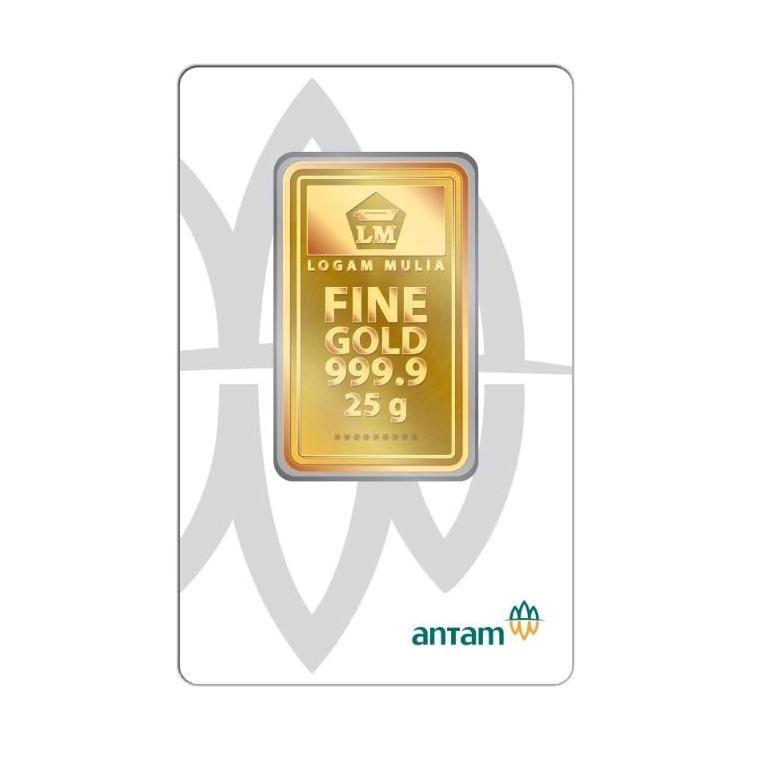 Jual my jewel antam logam mulia keping emas (25 g/ 999.9% fine gold ...
