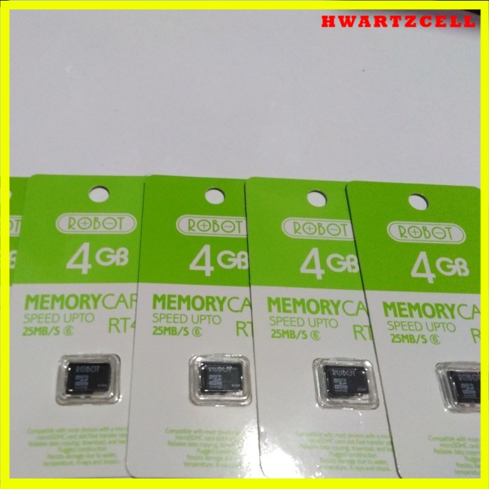 Jual MEMORY CARD ROBOT MICRO SD 4GB RT4G | Shopee Indonesia