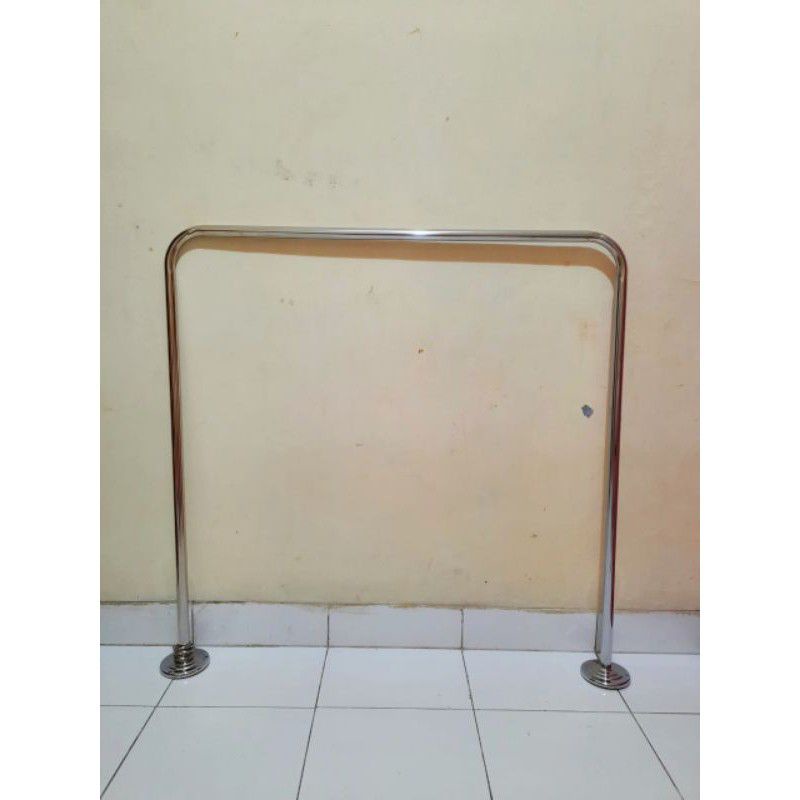 Jual Besi Kamar Pas / Tiang Besi Tirai / Fitting Room /Kamar Pas Oval ...