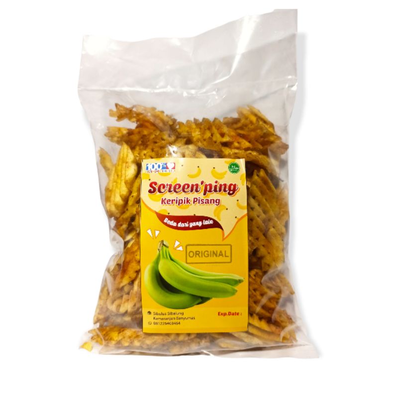 Jual Keripik Pisang beda dari yang lain Rasa Original // "Screen'Ping ...