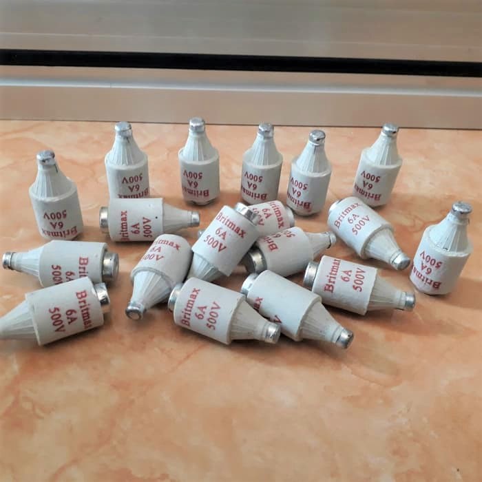 Jual SEKRING BATU BRITMAX 6A / 10A FUSE LISTRIK RUMAH SEKERING BATU ...