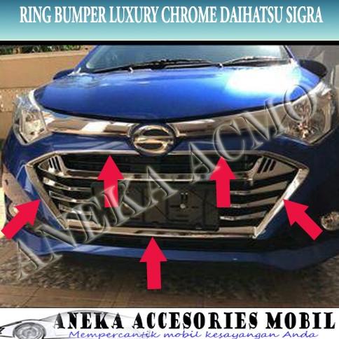 Jual Ring Bumper Luxury Chrome Daihatsu Sigra | Shopee Indonesia