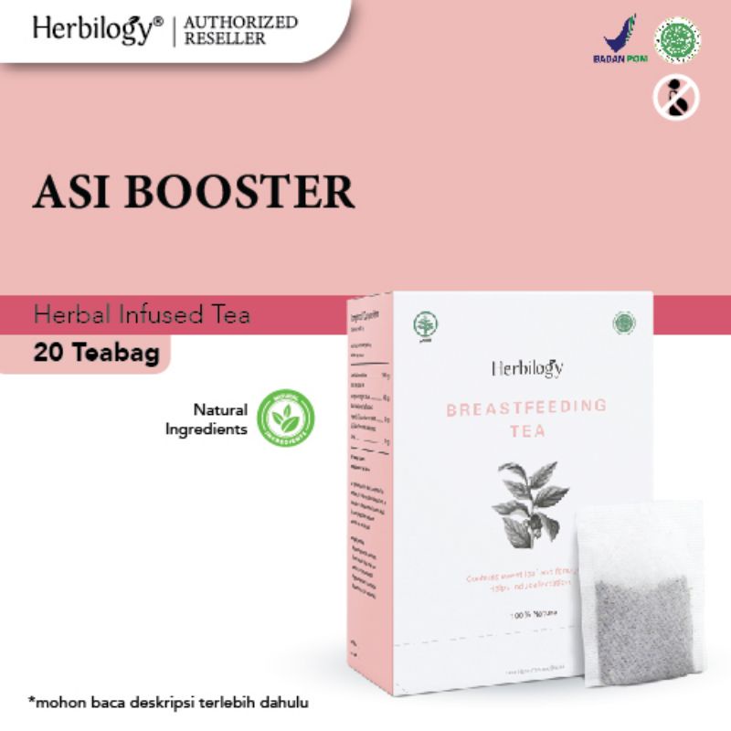 Jual HERBILOGY BREASTFEEDING TEA - TEH PELANCAR ASI 20 KANTONG - ASI ...