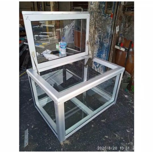 Jual Etalase Buah Rujak Es Aluminium LUAR KOTA | Shopee Indonesia