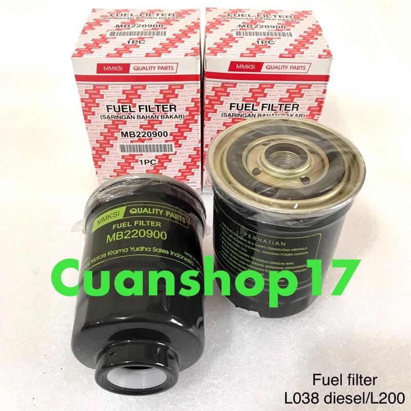 Jual FUEL FILTER FILTER SOLAR MITSUBISHI L300 DIESEL L038 STRADA L200 ...