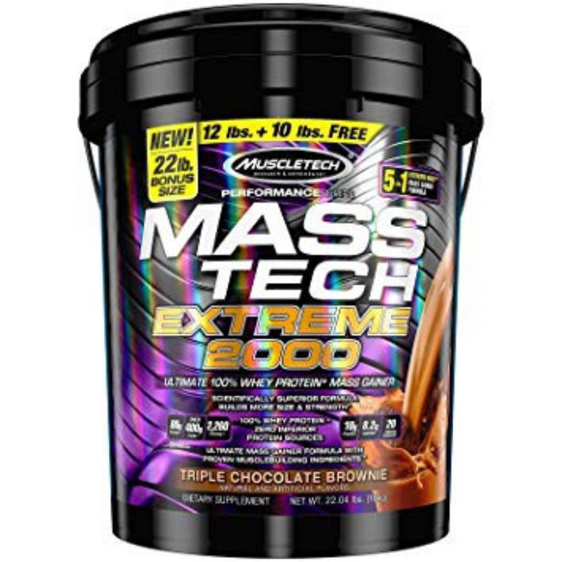 Jual Muscletech Mass Tech Extreme 2000 ( Share ) | Shopee Indonesia