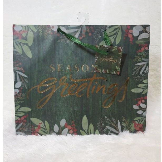 Jual Paper Bag Natal Greetings | Shopee Indonesia