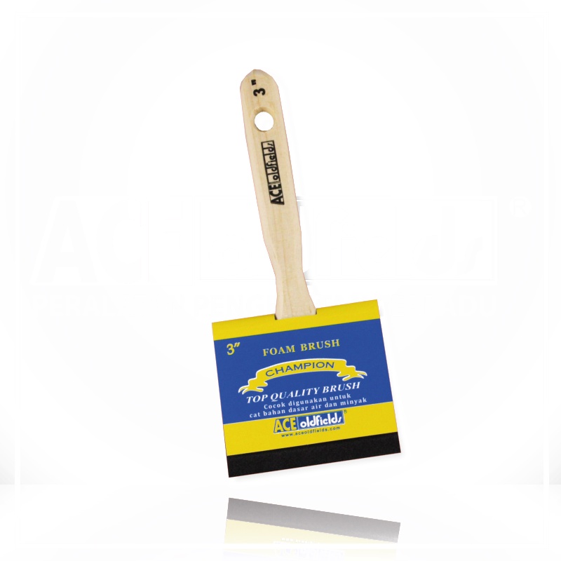 Jual Ace Oldfields - Kuas Busa / Foam Brush 3' | Shopee Indonesia
