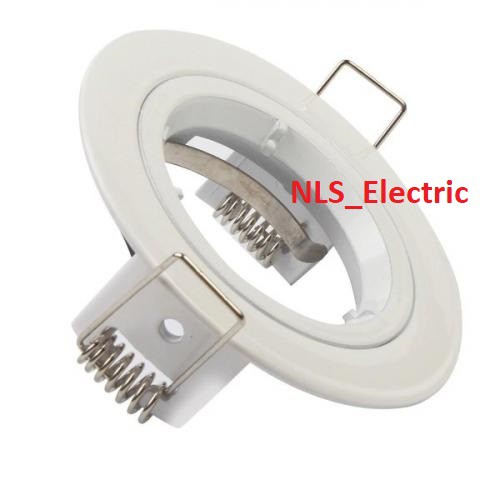 Jual Kap Lampu Downlight MR16 Hallogen sorot halogen LED spot MR 16 HOUSING - BODY PUTIH ...