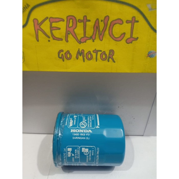 Jual FILTER OLI ORI 15400-RK9-F01 HONDA NEW CIVIC - CIVIC 2001 - BRIO ...
