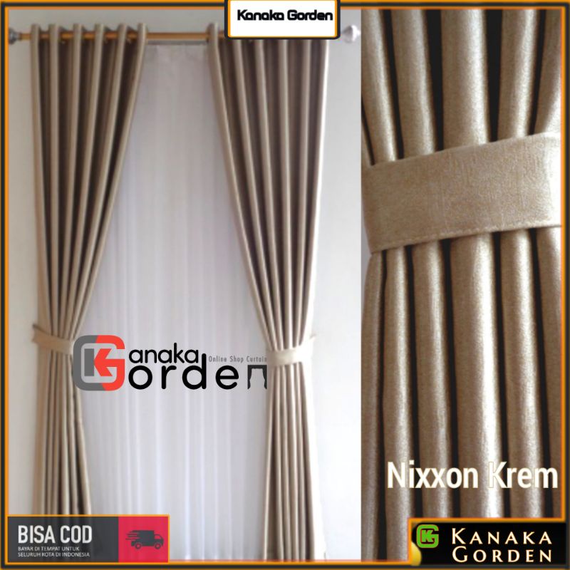 Jual Gorden Korden blackout import polos embosh jendela pintu kamar ...