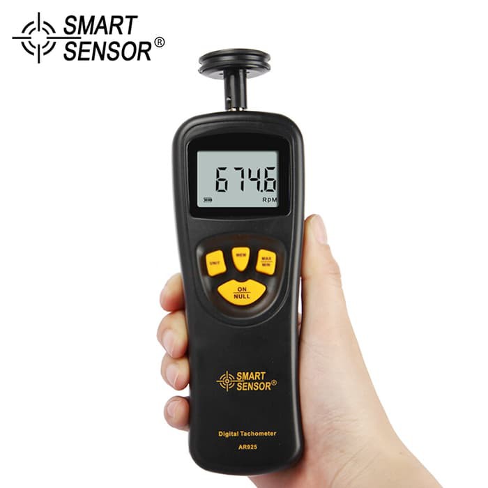 Jual Digital Tachometer Contact Motor RPM Meter Smart Sensor AR925 ...