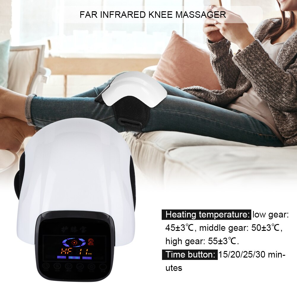 Jual PREORDER Knee Massager Far Infrared Electric Heating Therapy Brace ...
