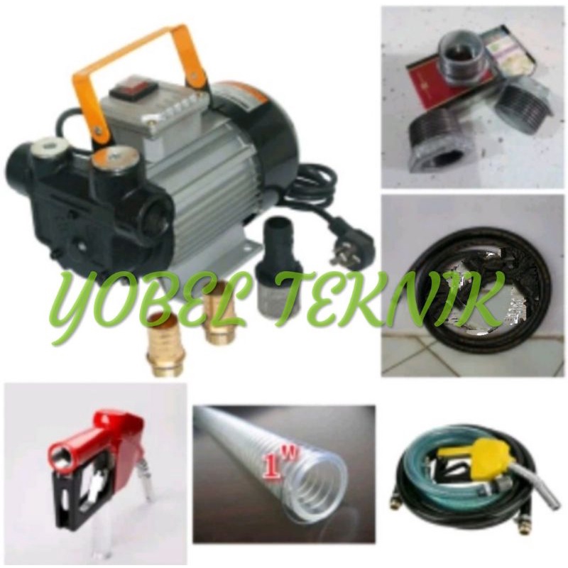 Jual paket pompa transfer BBM solar pompa AC 220V pom mini pertamini industri | Shopee Indonesia