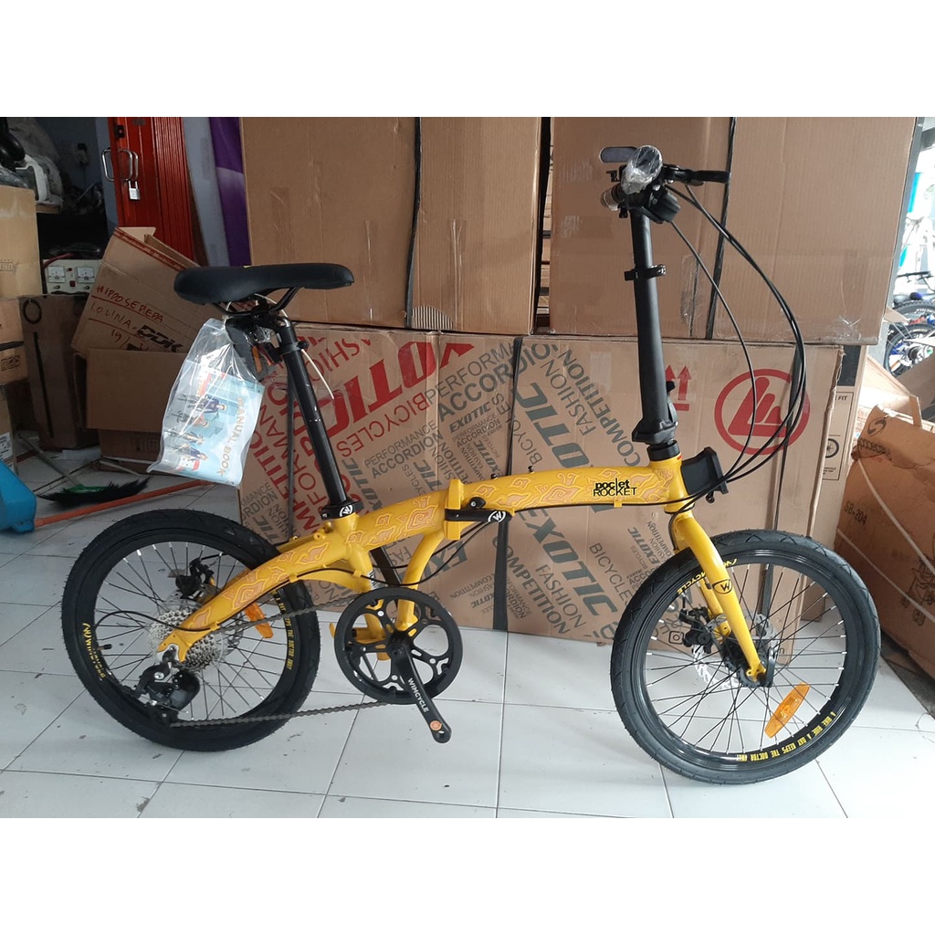 Jual SALE Sepeda Lipat SELI FOLDING 20" WIMCYCLE POCKET ROCKET 2 ALLOY ...