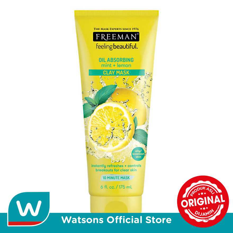 Jual Freeman Feeling Beautiful Oil Absorbing Mint & Lemon Clay Mask ...