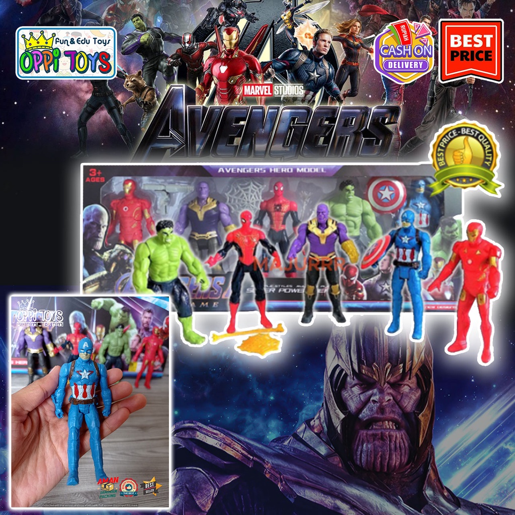 Jual [COD] Mainan Figur Avengers Set isi 4 pcs/5 pcs - Mainan Tokoh ...