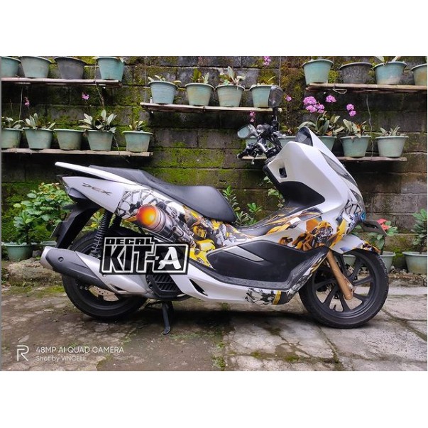 Jual Decal Stiker Motor PCX 155 Dekal Sticker Variasi Striping Motor ...