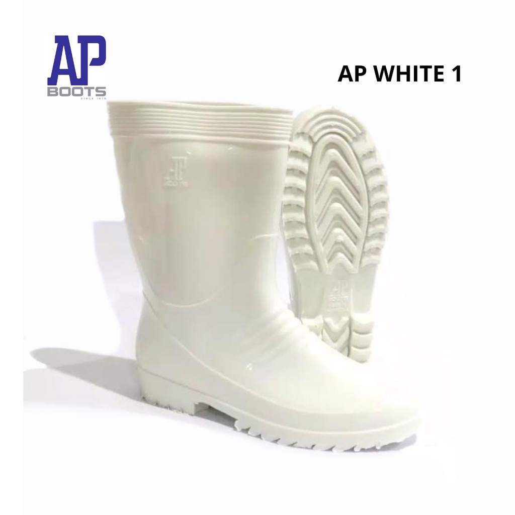 Jual AP BOOTS PUTIH 1 - AP BLACK I 25-28 -AP WHITE 1 - SEPATU BOOT ...