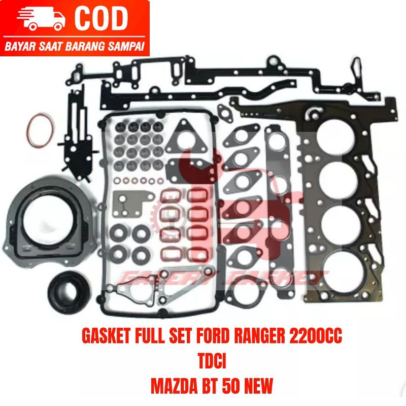 Jual PAKING FULL SET FORD RANGER 2200CC TDCI GASKET KIT FULL FORD ...