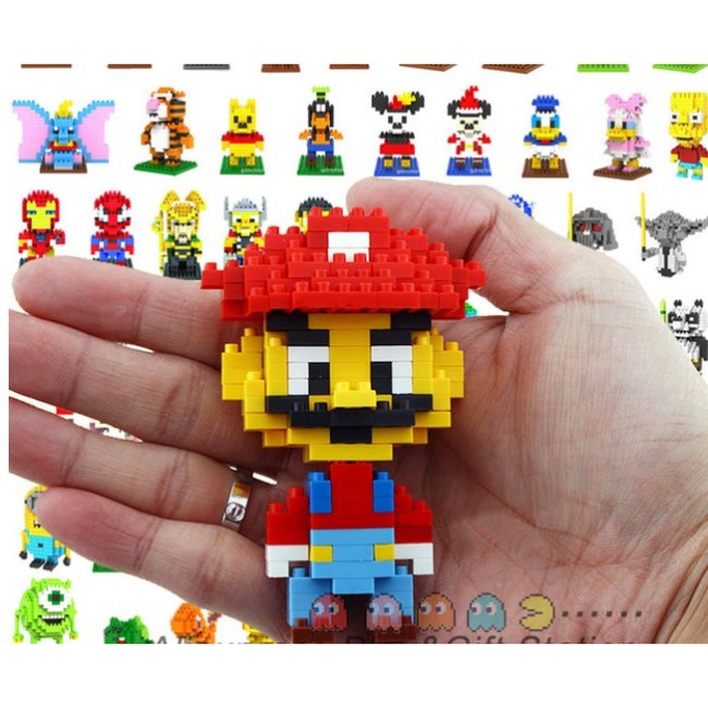 Jual Lego Mini - LOZ Diamond Block | MARIO BROS | Action Figure ...