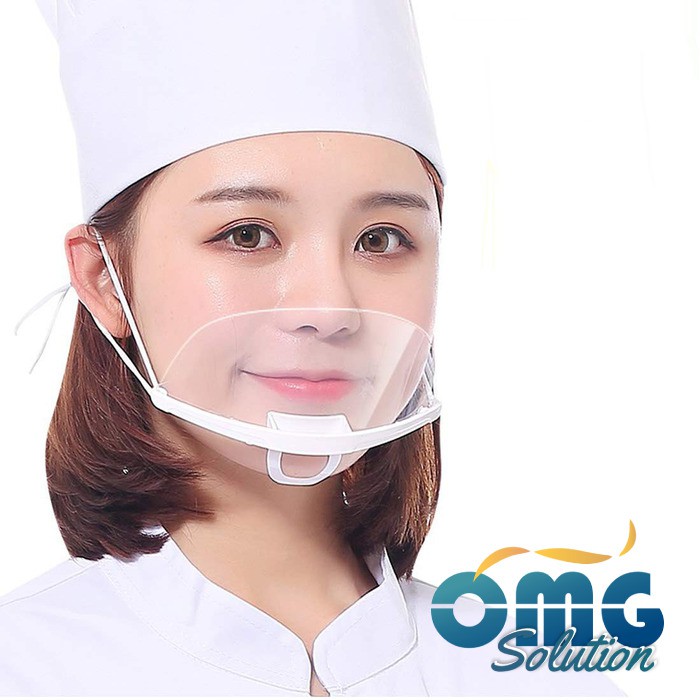 Jual Face Shield Chef & Waiter/Faceshield Koki & Pelayan/Mouth Cover ...