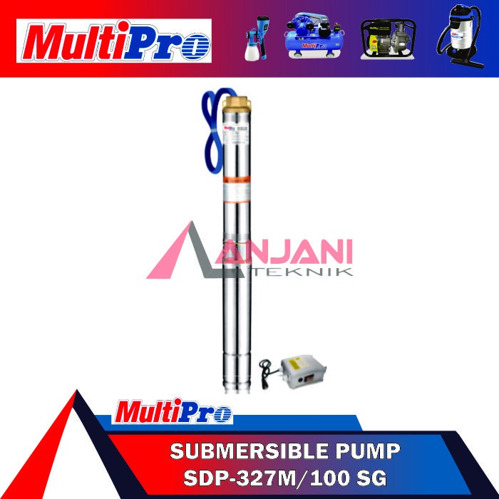 Jual MULTIPRO SDP 327M/100SG POMPA AIR CELUP 1 PK SUBMERSIBLE WATER ...