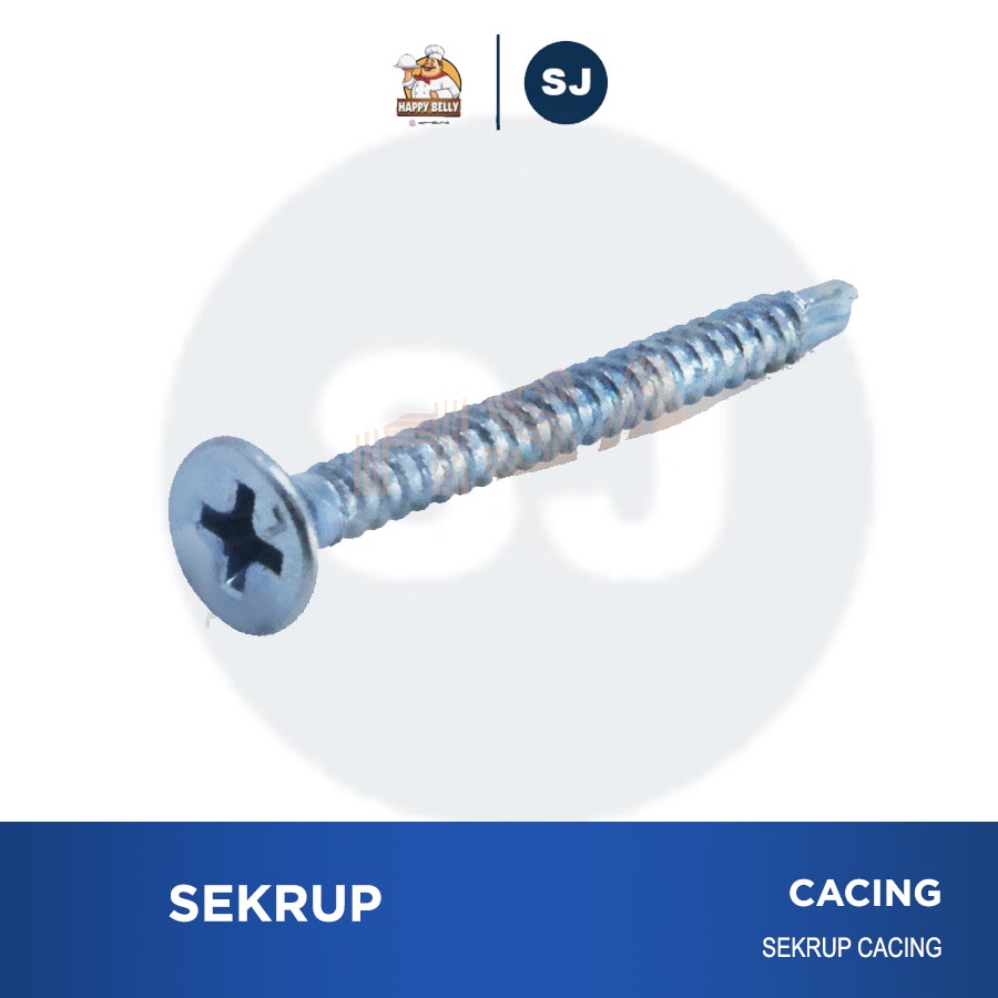 Jual SEKRUP JP 6 X 1-1/4 BAUT CACING KEPALA BULAT | Shopee Indonesia