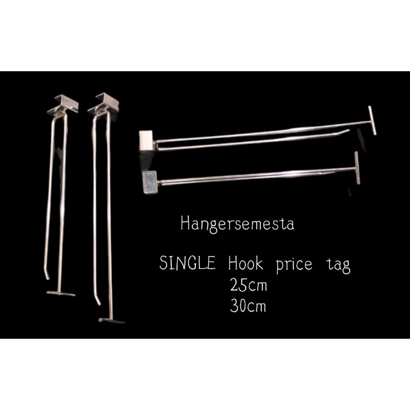 Jual SINGLE HOOK PRICE TAG STAINLESS | Shopee Indonesia