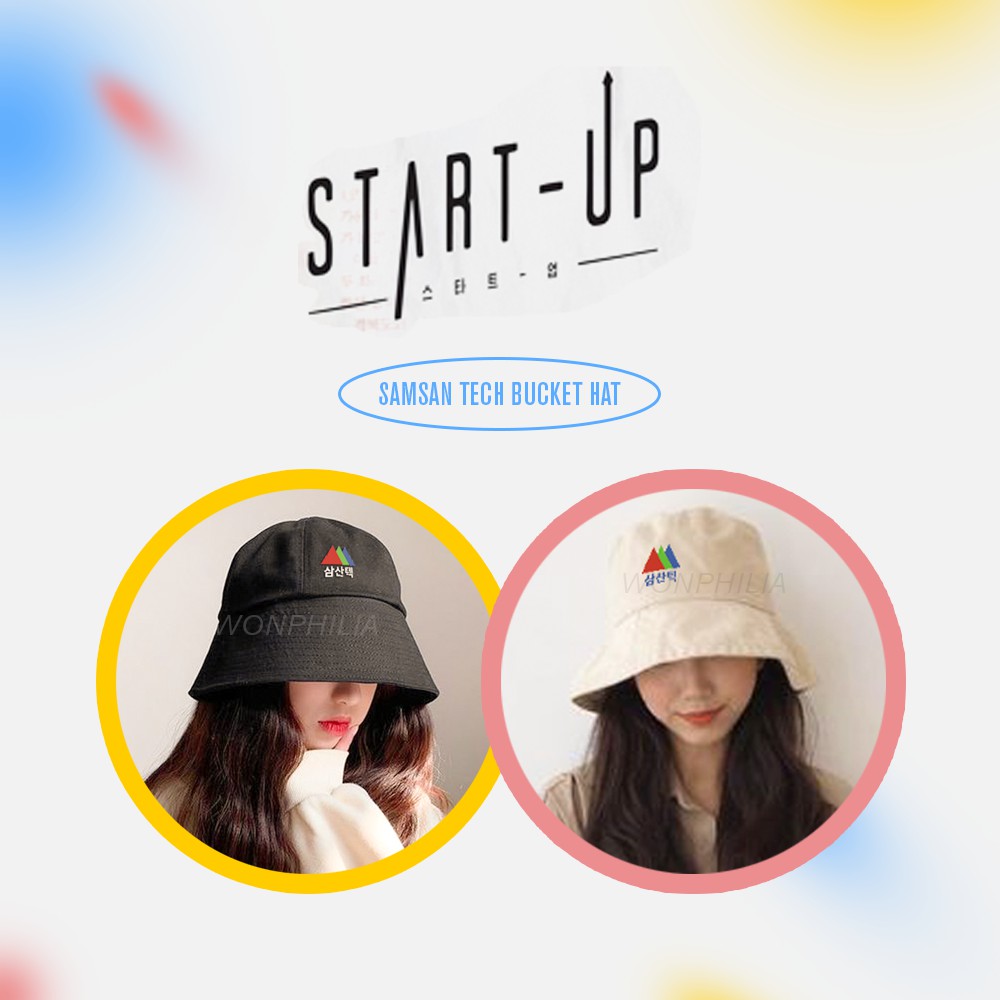 Jual Start Up Samsan Tech Bucket Hat Drama unofficial merch (Pre-order ...