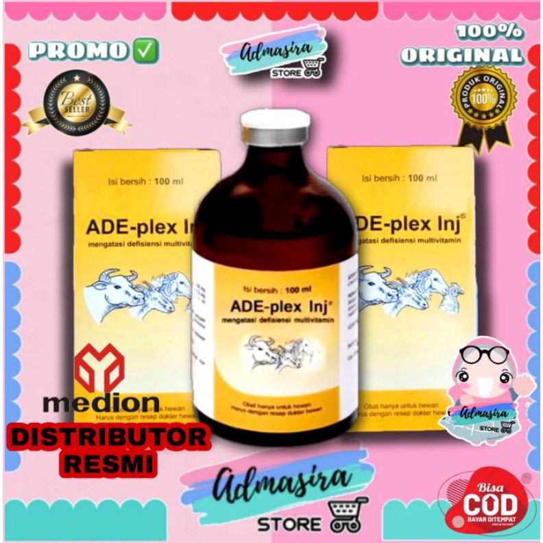 Jual ADE PLEX 100 ml Medion Vitamin ADE dan B Complex Lengkap | Shopee ...