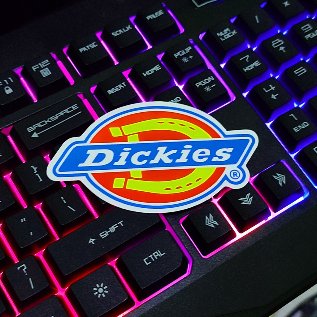 Jual STIKER LOGO DICKIES Sticker Vinyl Laptop Waterproof DIY HP motor ...