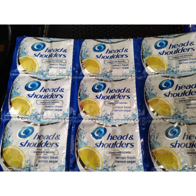 Jual HEAD&SHOLDERS SHAMPO SACHET COOL MENTHOL/LEMON FRESH | Shopee ...