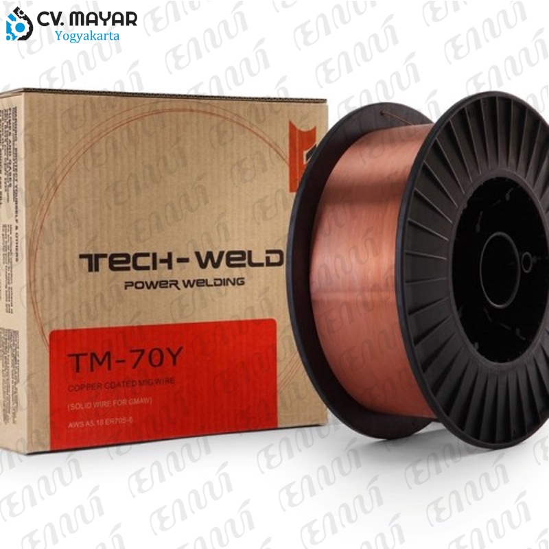 Jual Techweld Kawat Las Roll 0.8mm Besi | Shopee Indonesia
