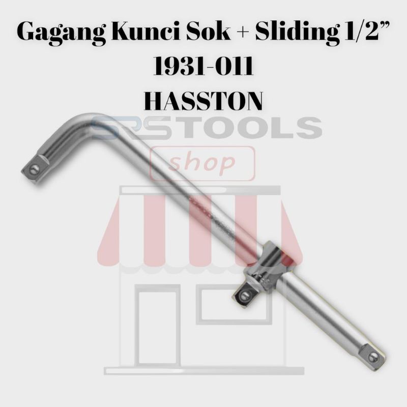 Jual HASSTON 1931-011 Gagang Kunci Sok + Sliding L 1/2" x25cm - Stang ...