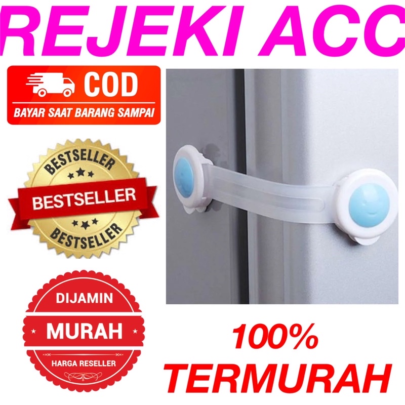 Jual pengaman pintu pengaman laci pengaman lemari Baby Safety Lock ...