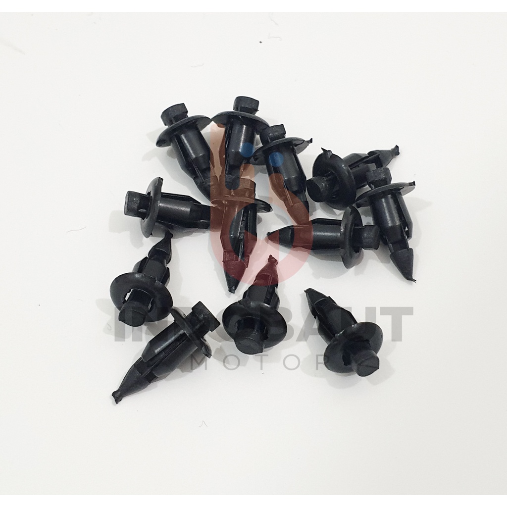 Jual Baut Kancing Klip Plastik Body Rivet Kecil 6mm Nmax PCX Headlamp ...