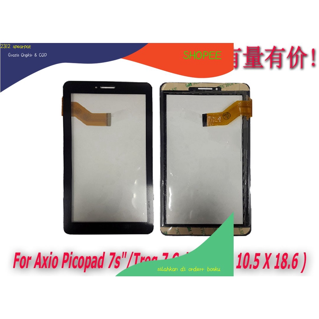 Jual TS TOUCHSCREEN TABLET AXIO PICOPAD 7INCH - TREQ 7 CALL - BLACK ...