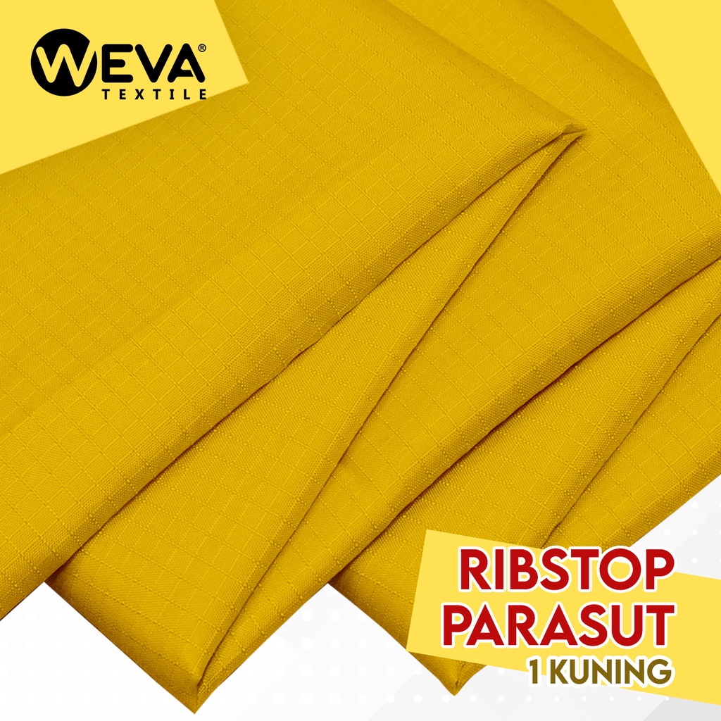 Jual Bahan Kain Ribstop Parasut Kuning Kain Jaket Dan Tas Ribstok ...
