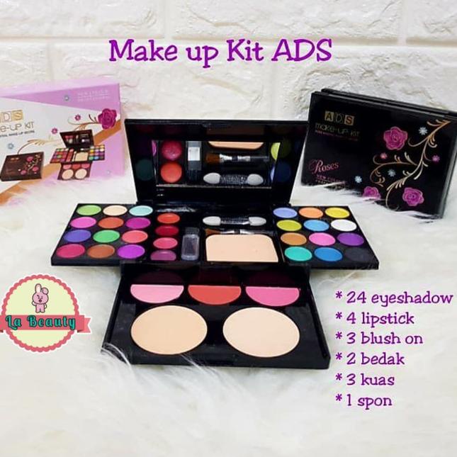 Jual Ω ADS Makeup Set - ADS Eyeshadow Fashion Makeup Kit | Shopee Indonesia