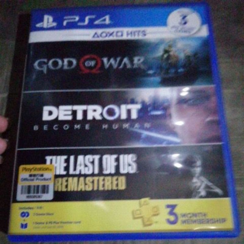 Jual kaset ps 4 secondary god of war dan detroit | Shopee Indonesia