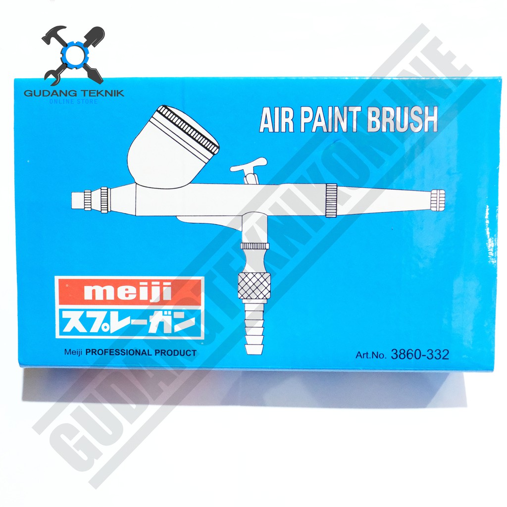 Jual Air Paint Brush Meiji E24 / Air Brush Kit Pen Paint Spray Gun Spet ...
