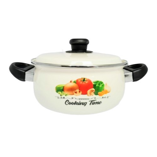 Jual Kedaung Panci / Dutch Oven Enamel Cooking Time 20cm | Shopee Indonesia