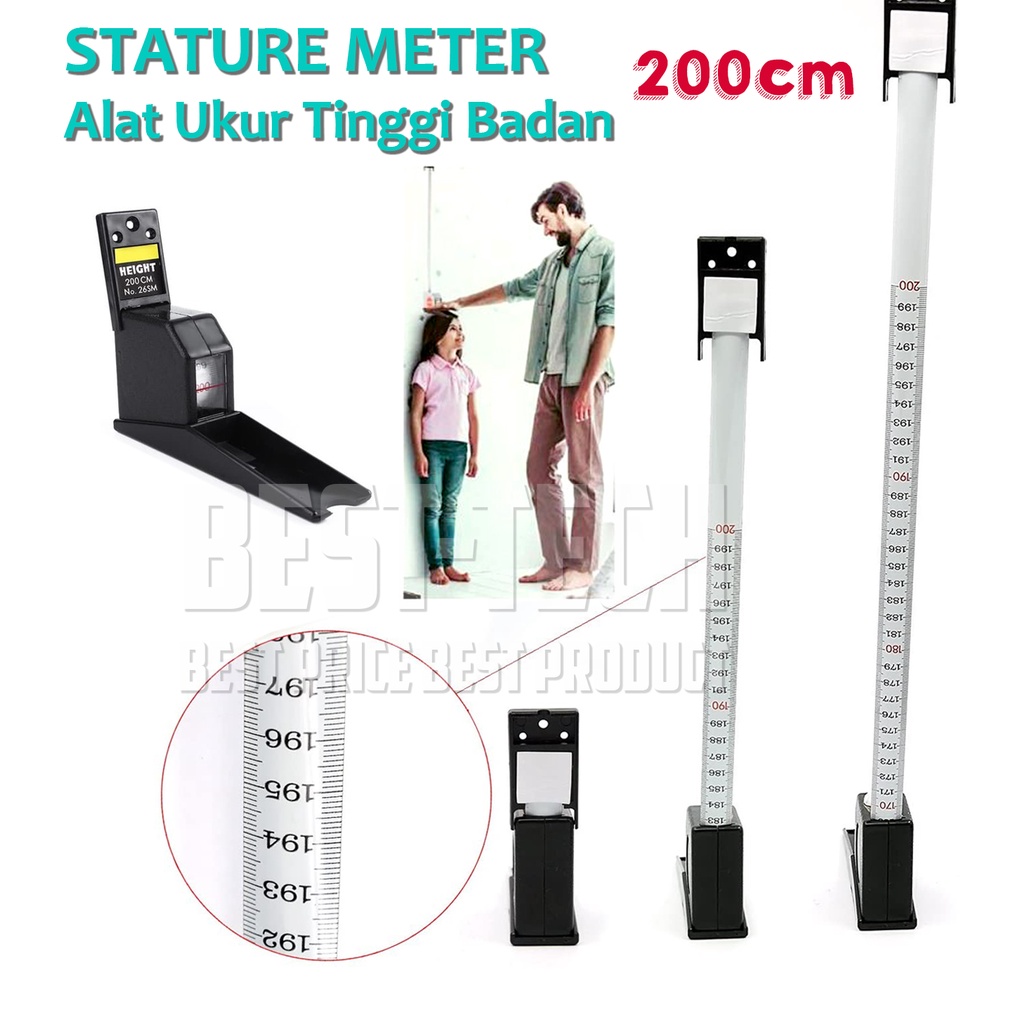 Jual Alat Ukur Tinggi Badan GEA 2 meter / Stature Meter GEA High Meter ...